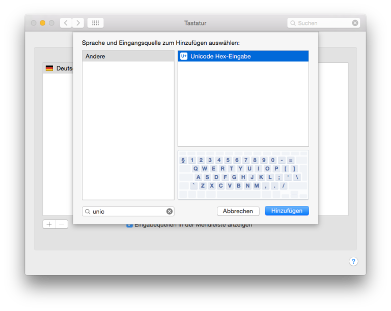 Unicode-Zeichen unter Mac OS X eingeben · seeseekey.net