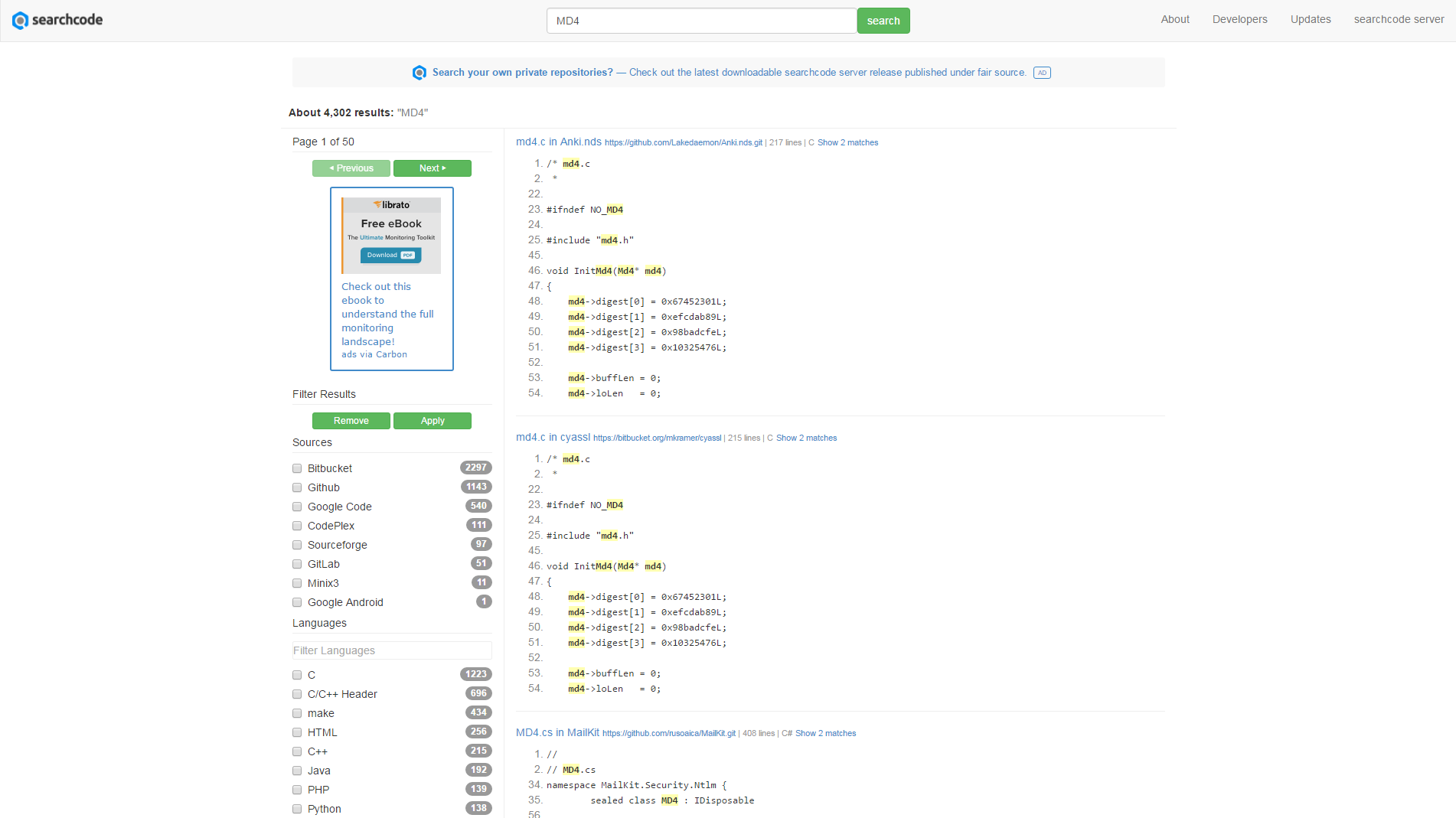 Quellcode durchsuchen · seeseekey.net
