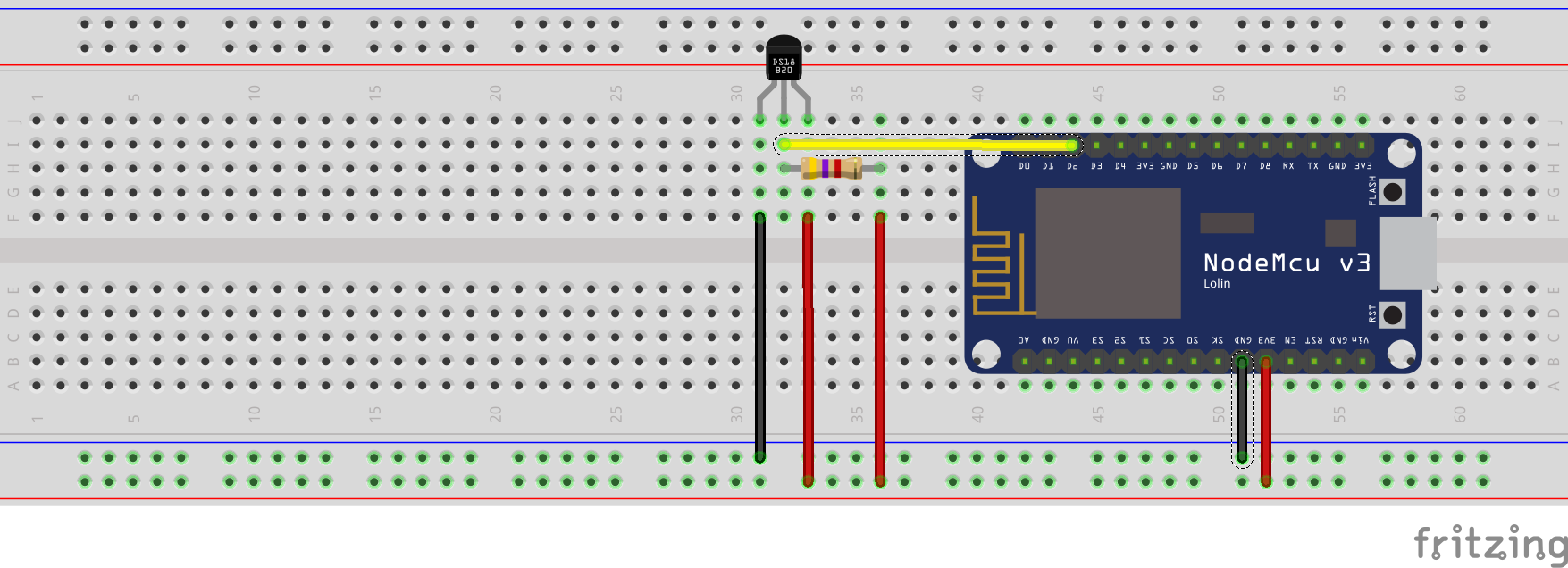 Temperatur mit dem NodeMCU messen · seeseekey.net