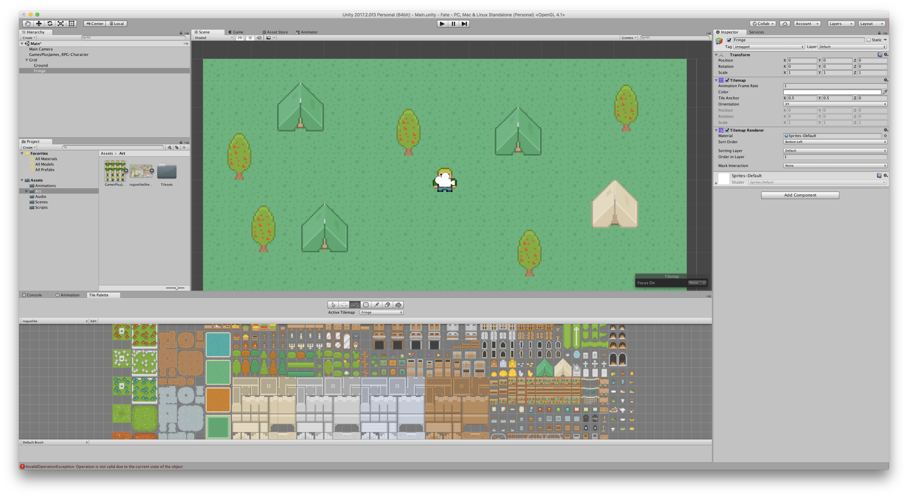 Erste Schritte mit dem Tilemap-Editor unter Unity 2017.2 · seeseekey.net