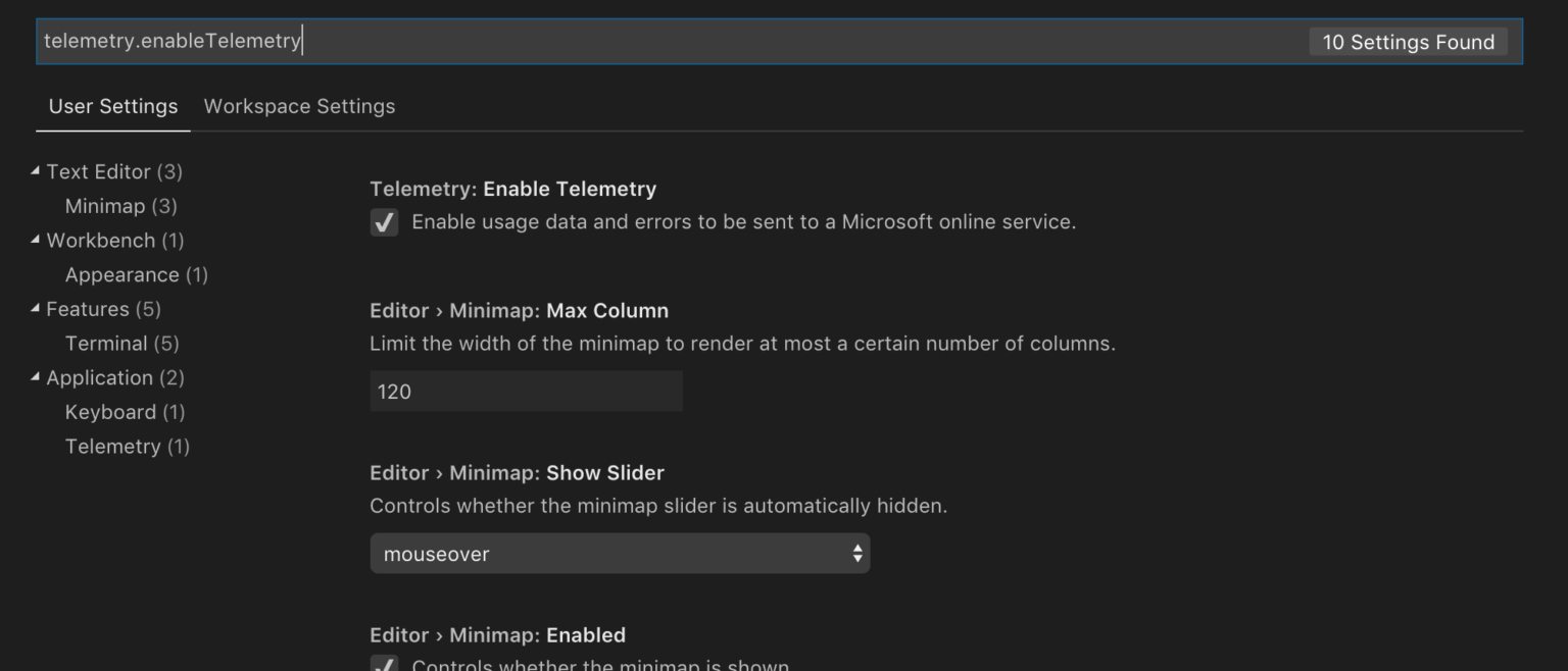 Telemetrie im Visual Studio Code deaktivieren · seeseekey.net