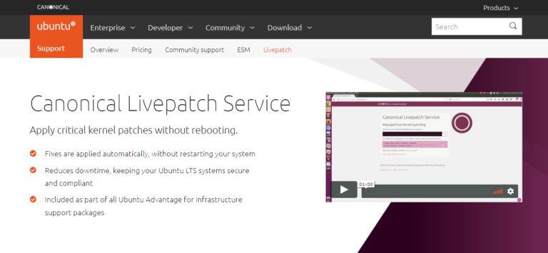 Livepatching unter Ubuntu aktivieren · seeseekey.net