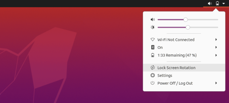 Bildschirmrotation unter Ubuntu deaktivieren · seeseekey.net