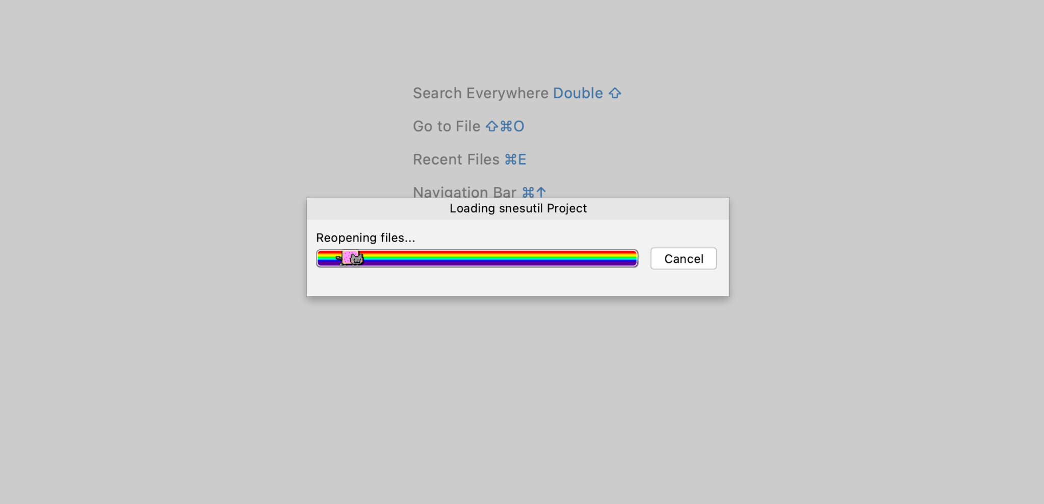 Nyan-Katze in IntelliJ IDEA · seeseekey.net