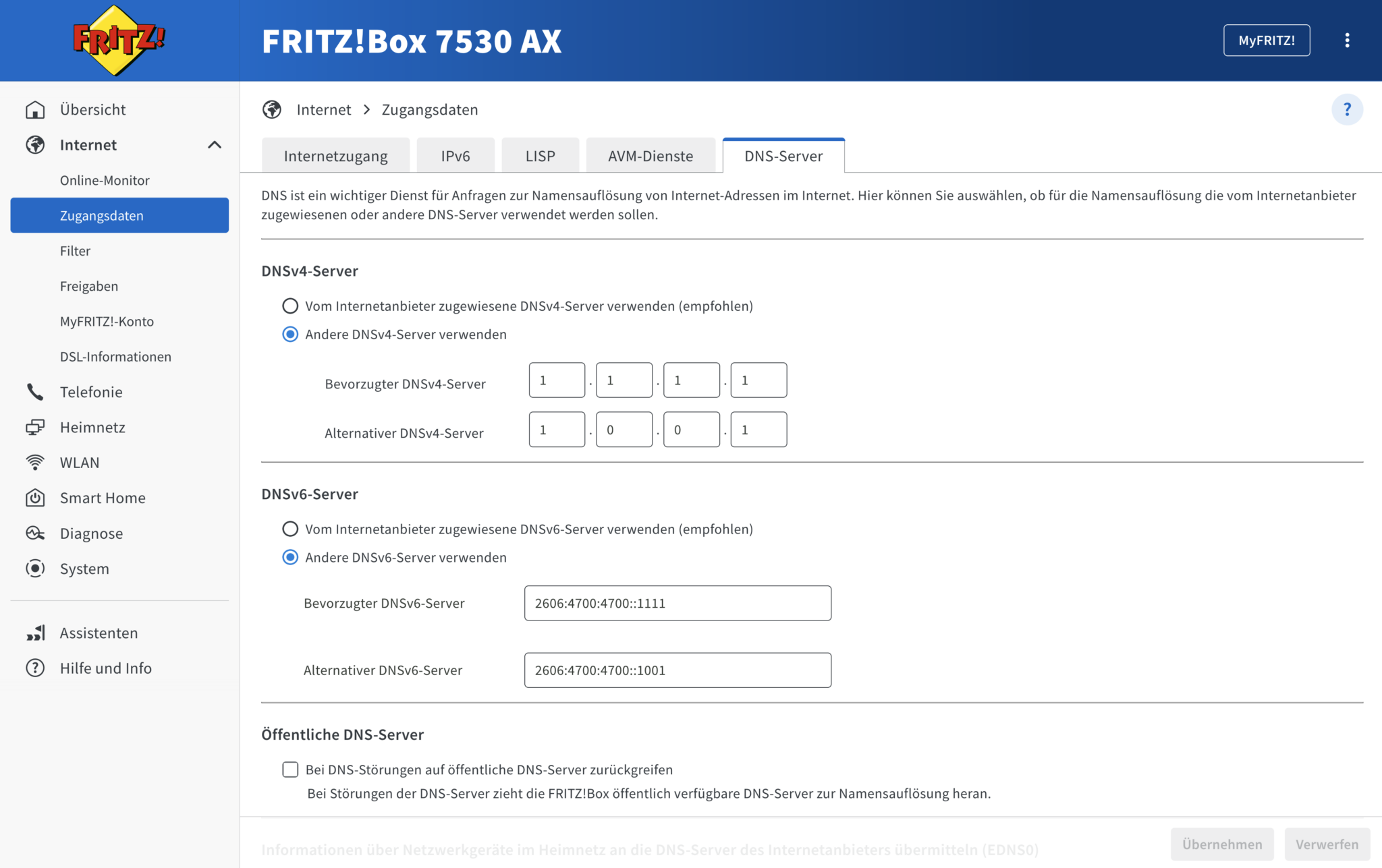 DNS over TLS auf der FRITZ!Box aktivieren · seeseekey.net